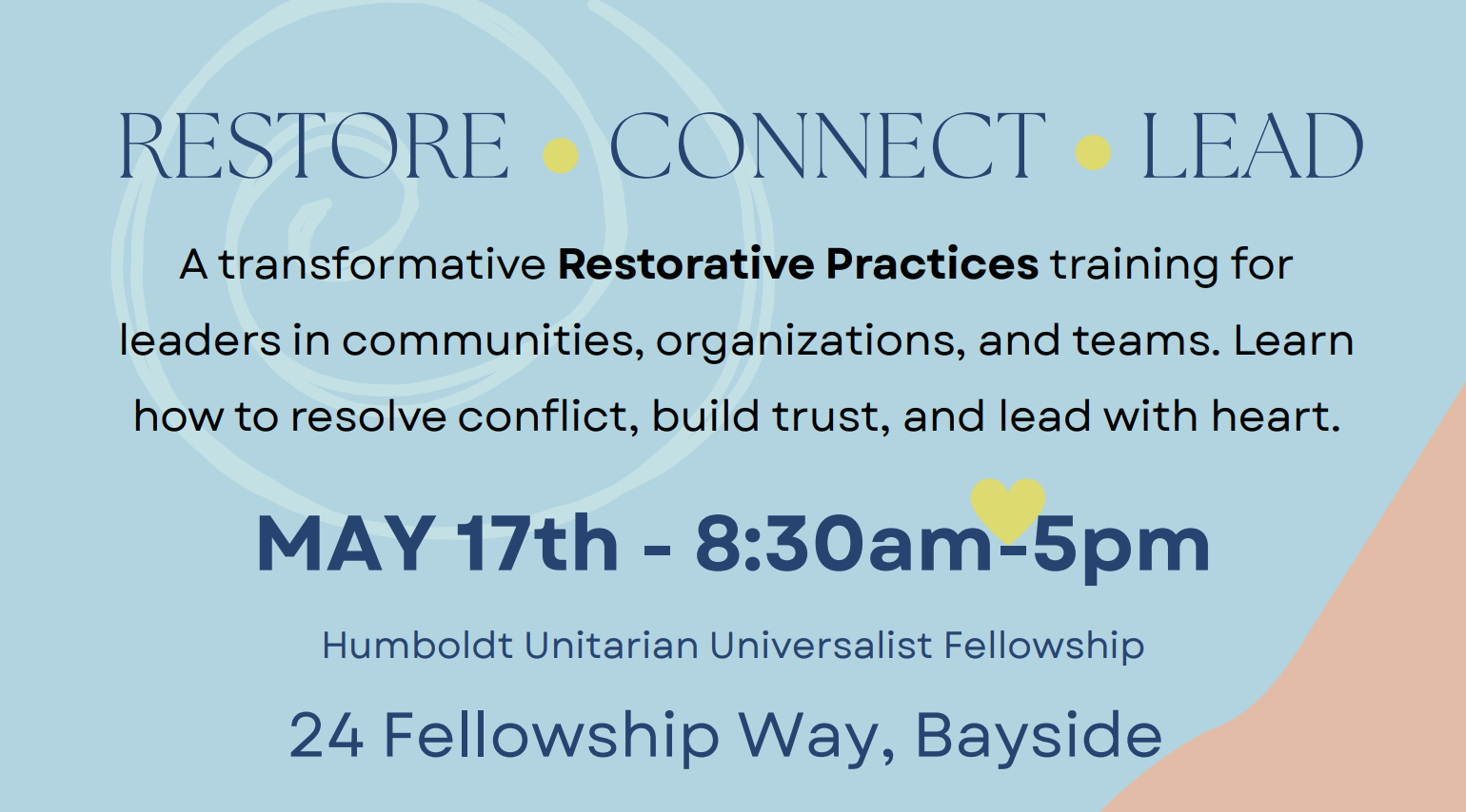 Restorative Practices Training – Humboldt Unitarian Universalist Fellowship
